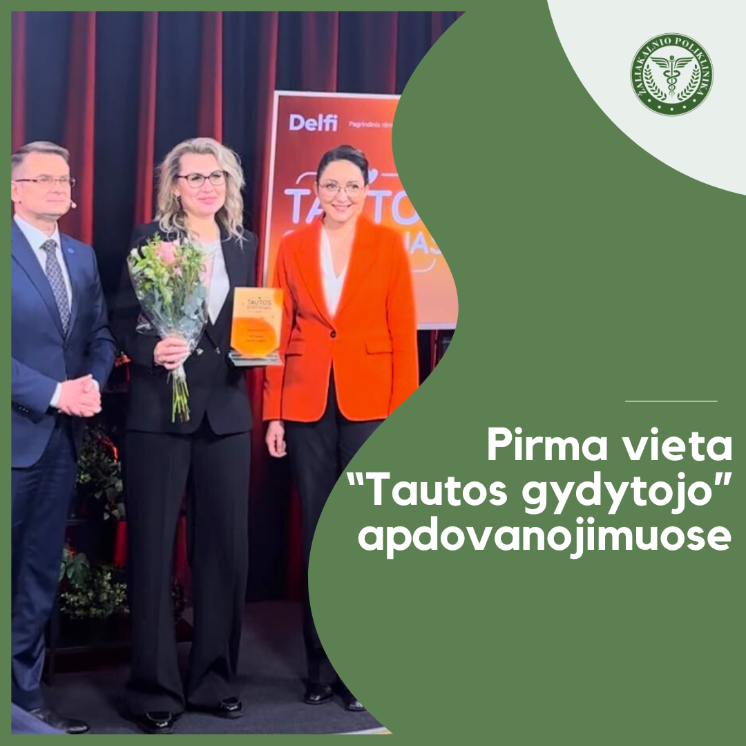 Pirma vieta "Tautos gydytojo" apdovanojimuose - Žaliakalnio poliklinika